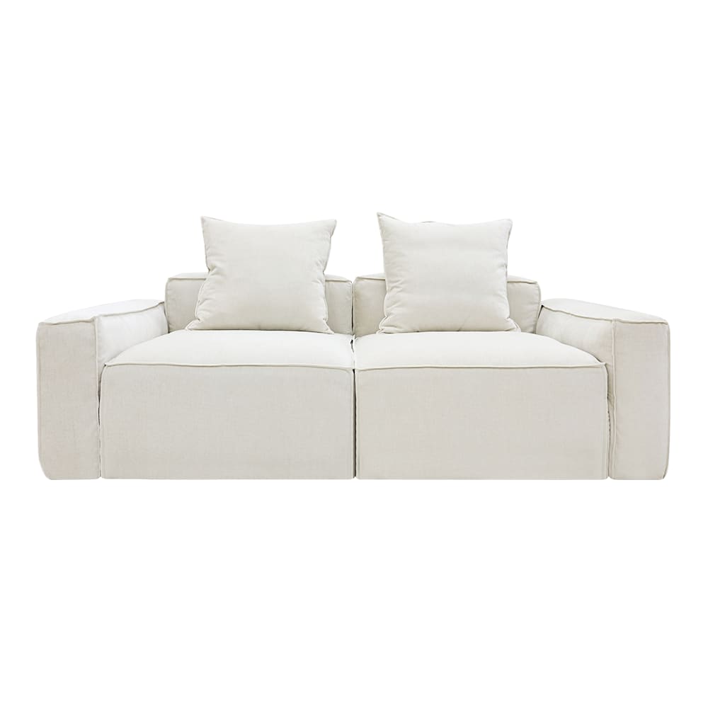 Buy Riley Apt Muse Flax Sofa - 2 Seater - James Lane Australia